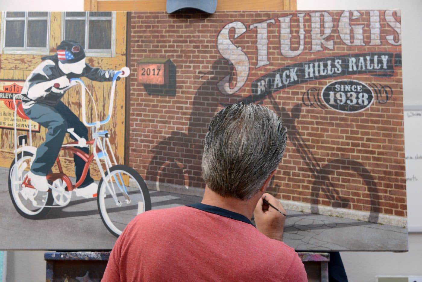 Scott's 2017 Sturgis Rally Painting | Fine Art | Jacobs Gallery
