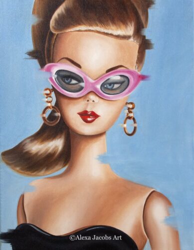 "Glitch" 14 X 18 | Alexa Jacobs Barbie Art | Jacobs Gallery Deadwood